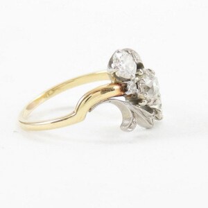 1930s Art Deco Round Diamond Engagement Ring, Old European Vintage Ring ...