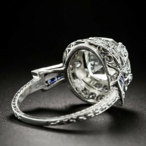 1930s Old European Round Cut Diamond Ring, Edwardian Filigree ...