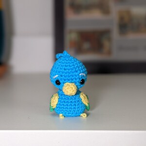 Parrot, Amigurumi, Crochet Animal, Key Ring, Hanging, Decoration - Etsy