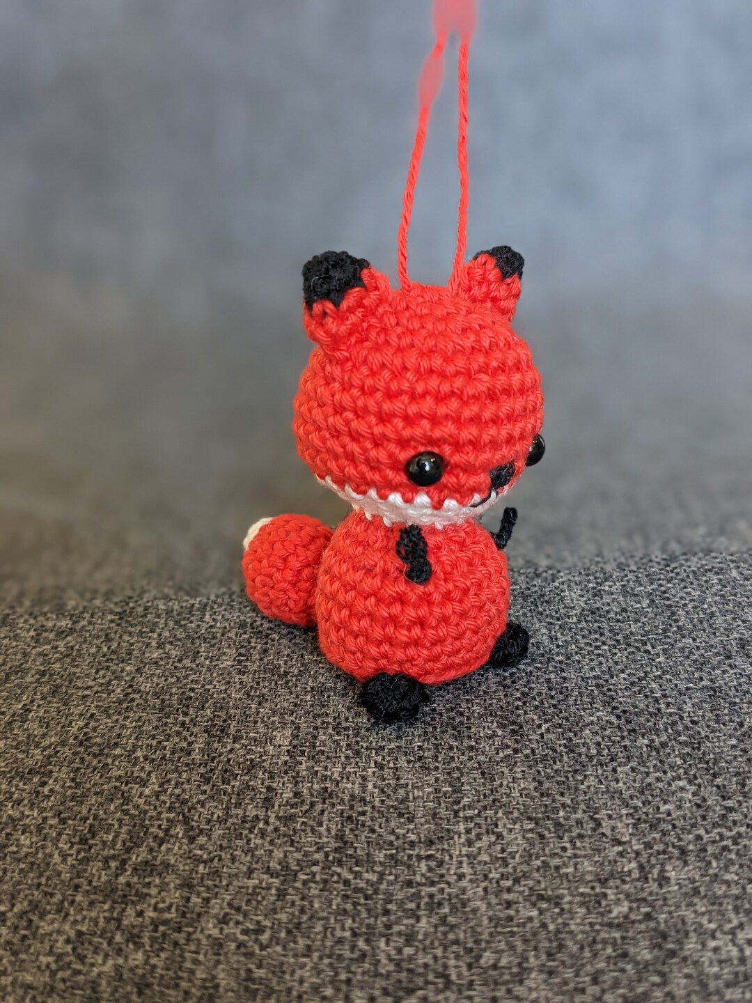 Fox, Amigurumi, Crochet Animal, Key Ring, Hanging, Decoration - Etsy