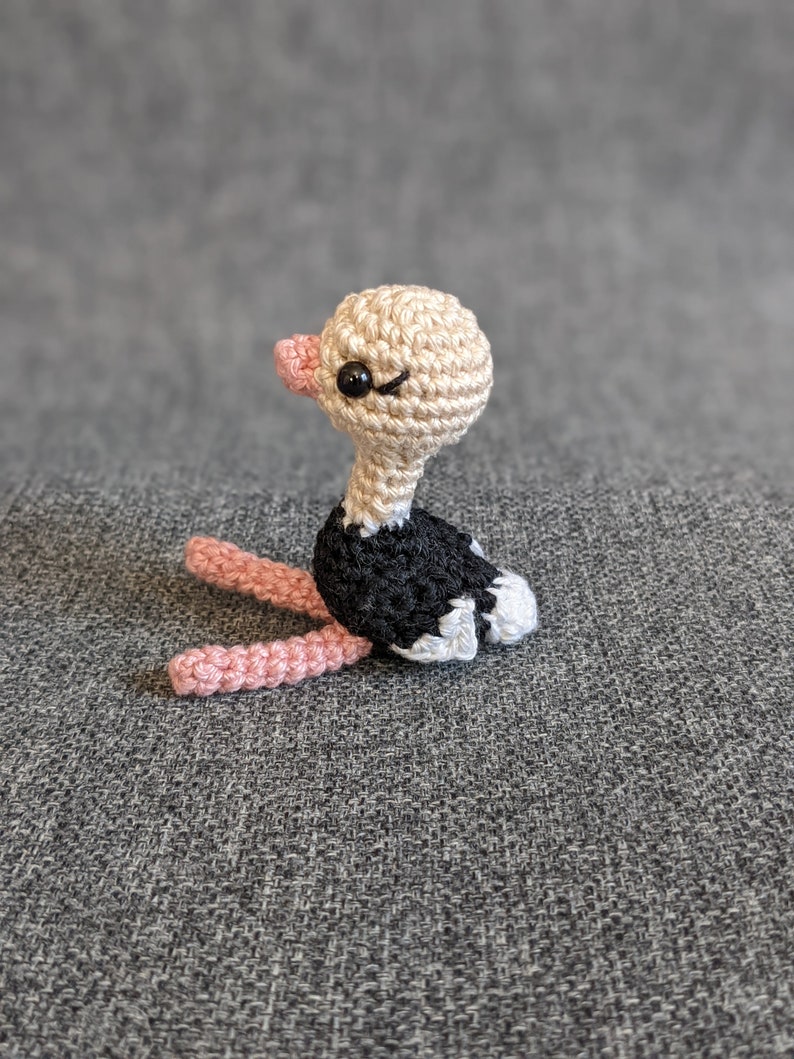 Mini Ostrich Amigurumi - Etsy