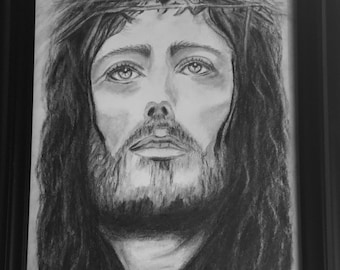 Jesus Pencil Drawing - Etsy