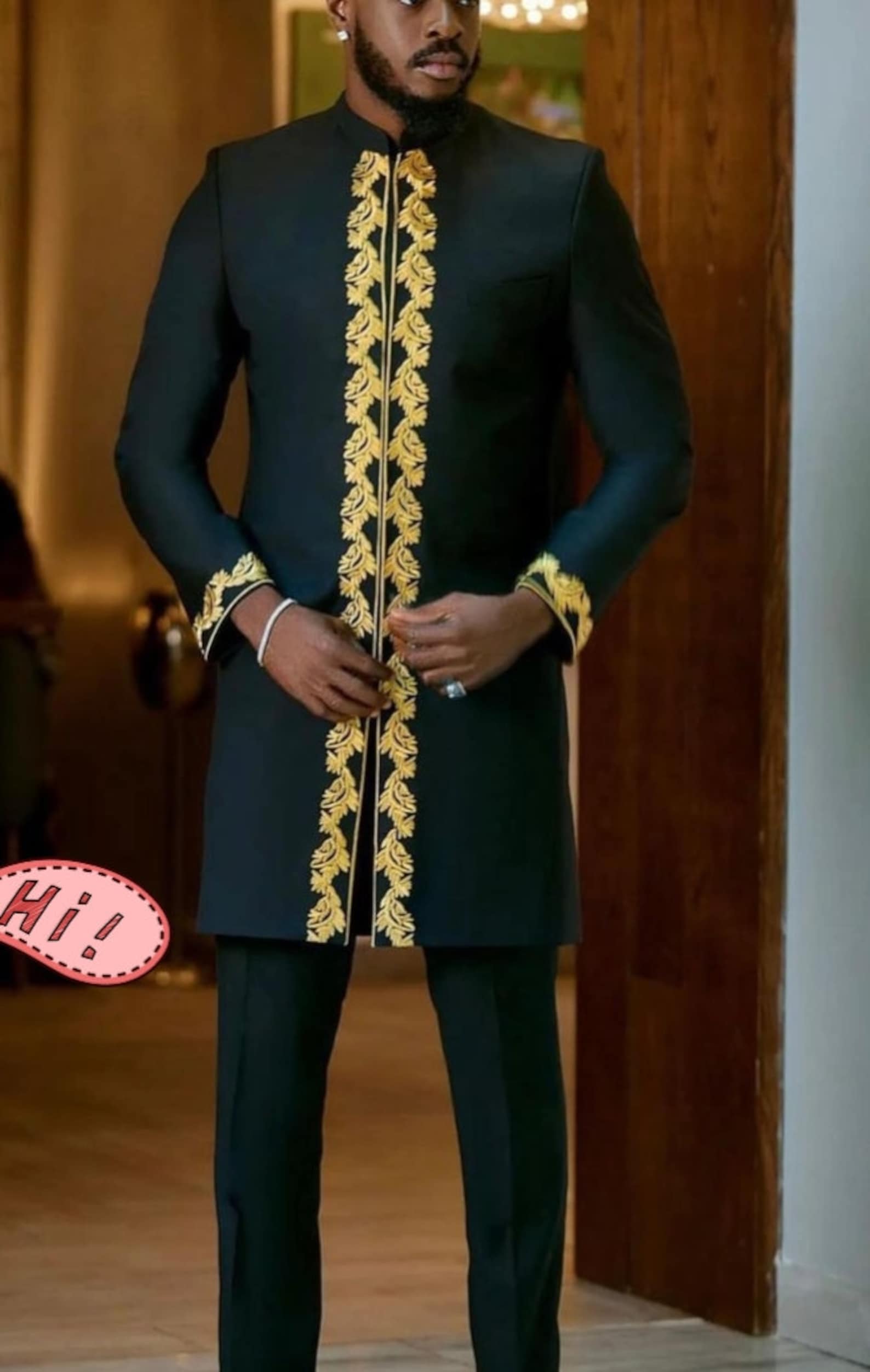 Men's Traditional Wear, African Men's Wear, African Men's Clothing ...