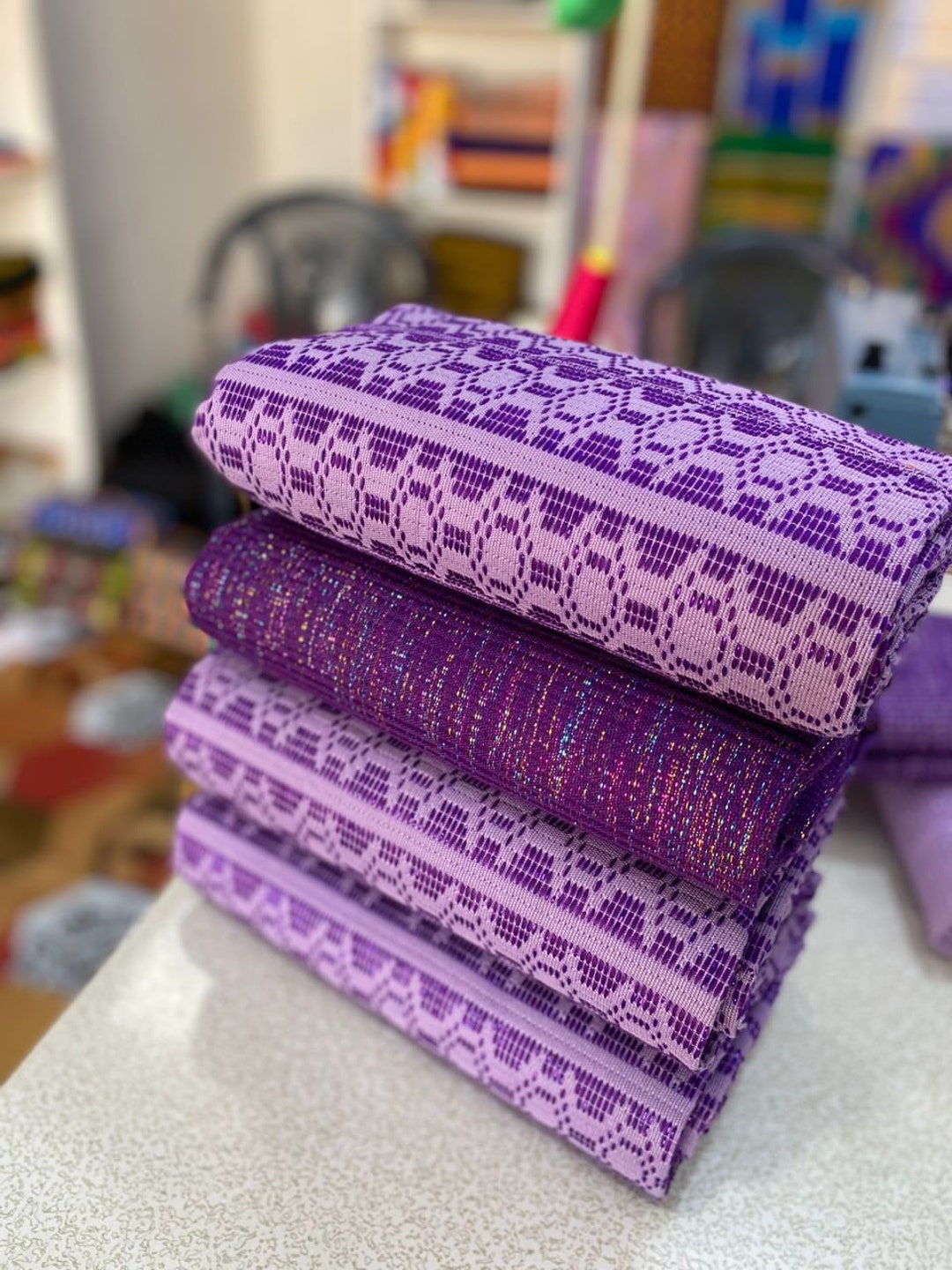 Authentic Kente 6 Yards Genuine Ghana Handwoven Kente Fabric and Kente ...