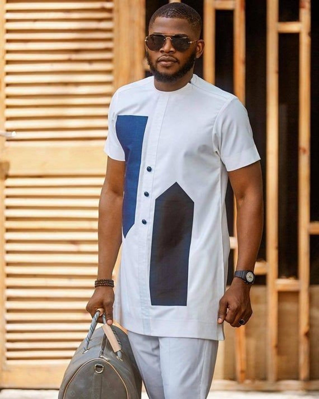 White African Men Attire, Nigerian Men Attire, African Wedding Suit ...