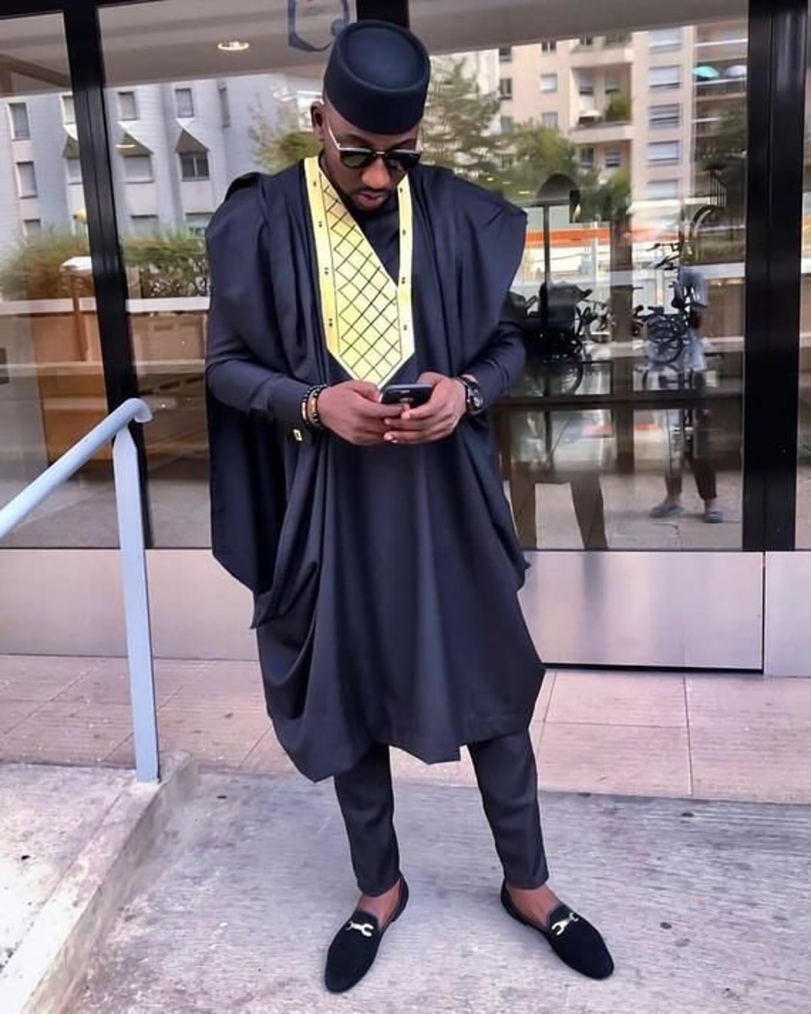 Black AGBADA for Men Agbada Men Agbada African Wedding | Etsy