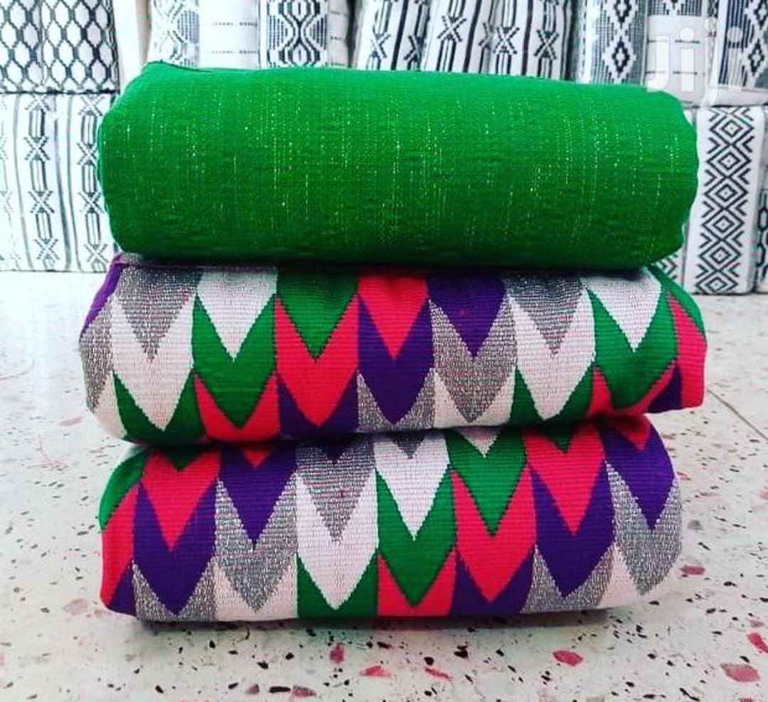 Authentic Kente 6 and 12 yards Genuine Ghana handwoven Kente | Etsy