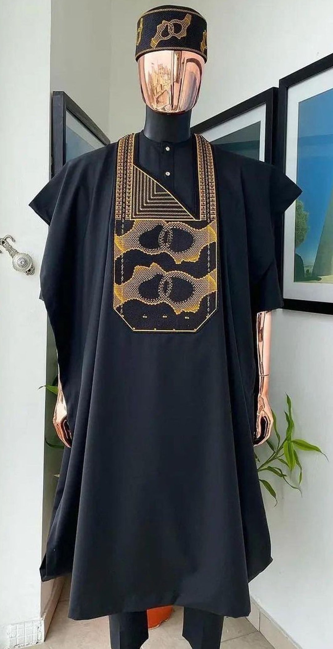 AGBADA, African AGBADA, African Men's Clothing, African Wedding Suit ...