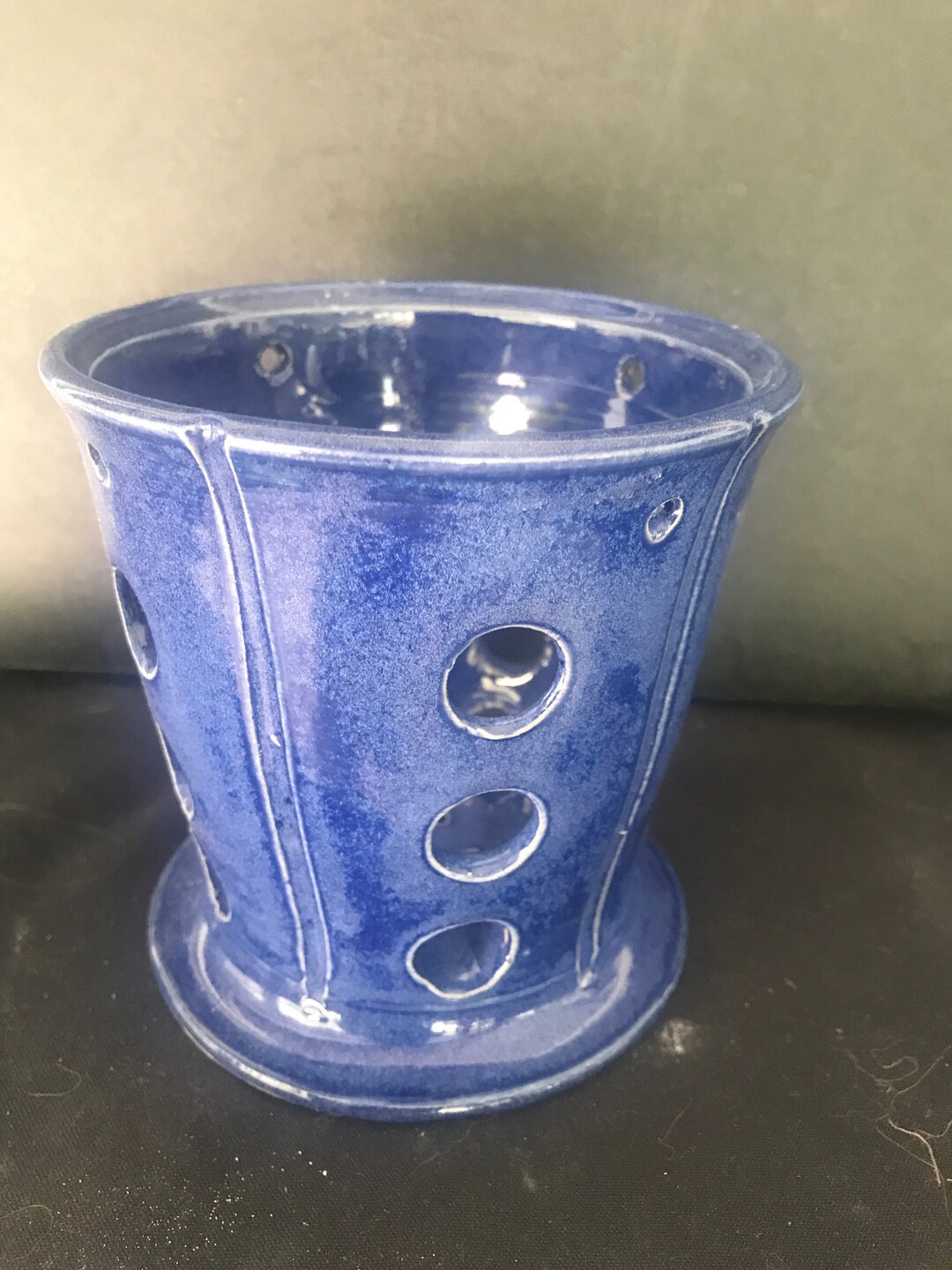 Ocean Blue Orchid Pot - Etsy