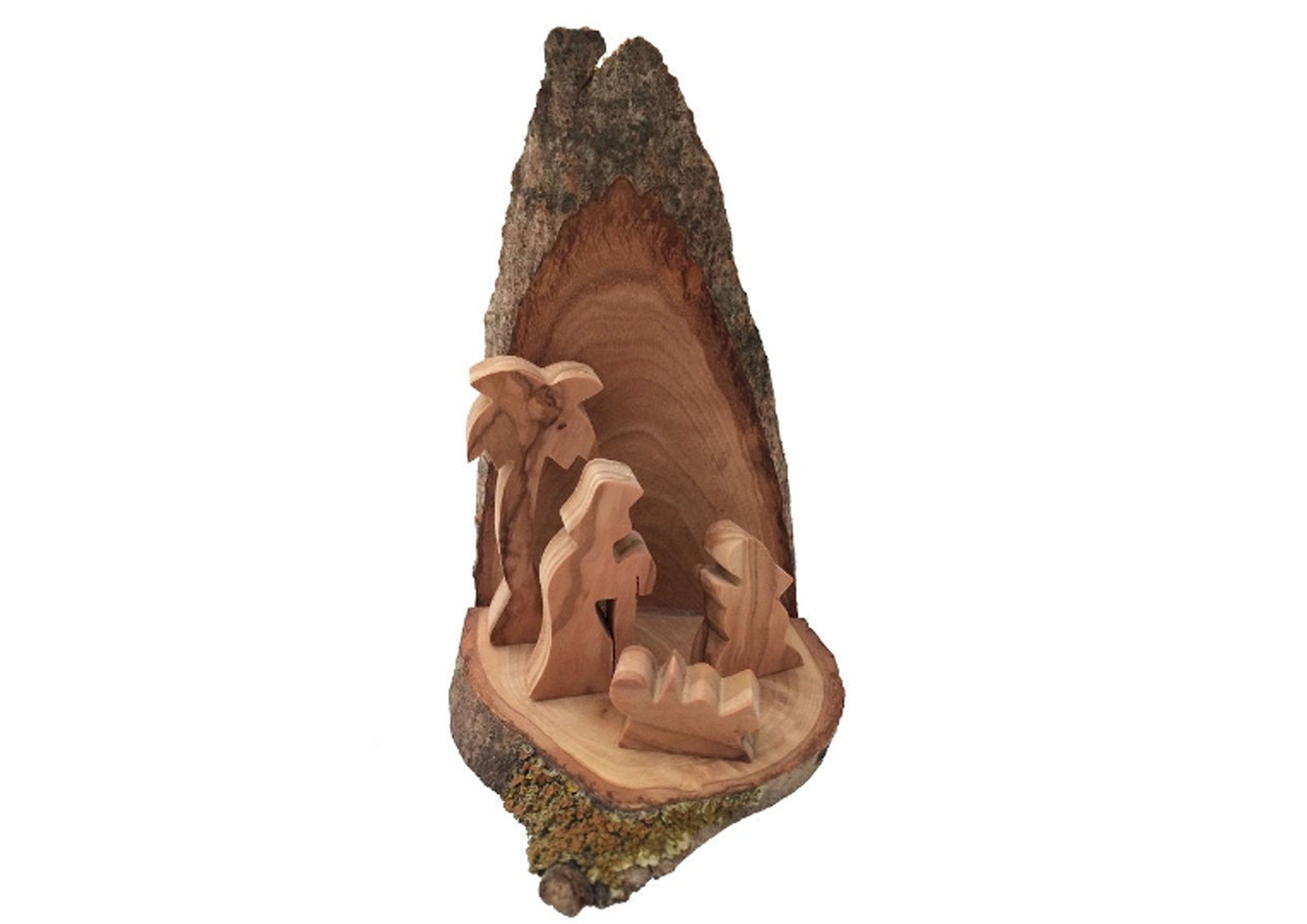 Table Top Olive Wood Nativity Set - Etsy