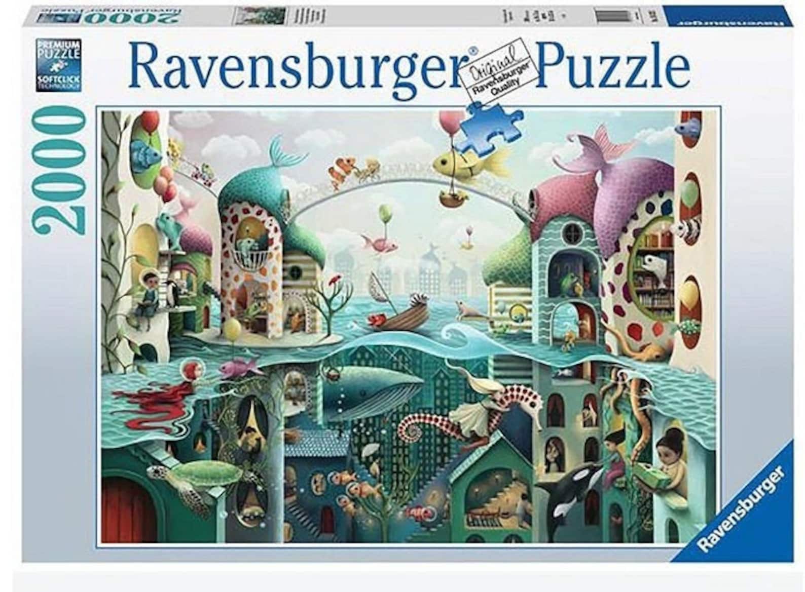 Ravensburger If Fish Could Walk 2000 Piece Puzzle - Brand New Sealed ...