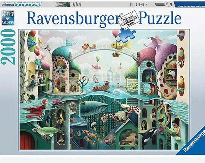 Ravensburger If Fish Could Walk 2000 Piece Puzzle - Brand New Sealed ...
