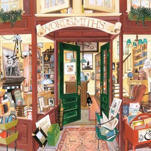 Ravensburger Wordsmith's Bookshop 1500 Piece Puzzle Brand New Sealed ...