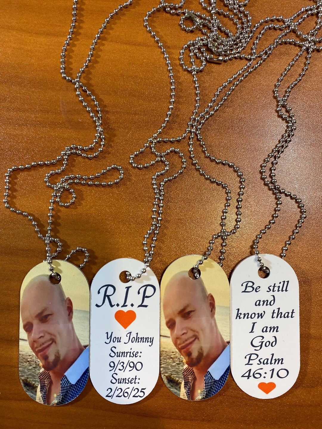 Custom Dog Tag Chain - Etsy