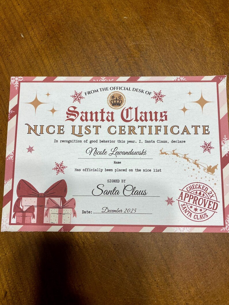 Personalized Santa Letter From the North Pole Kid Love Receiving Mail ...