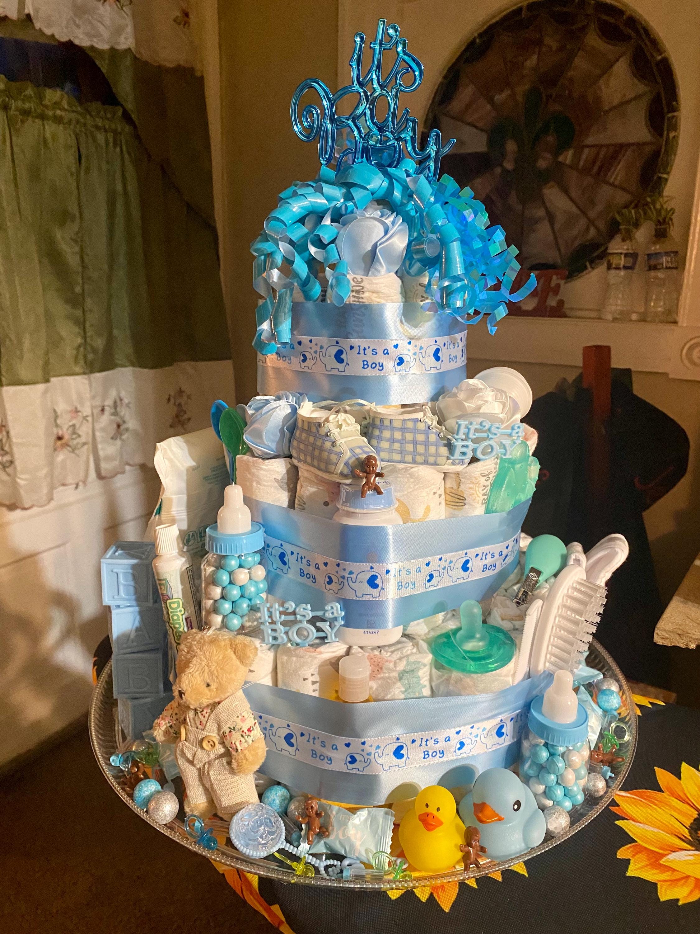 3-tier Diaper Cake - Etsy