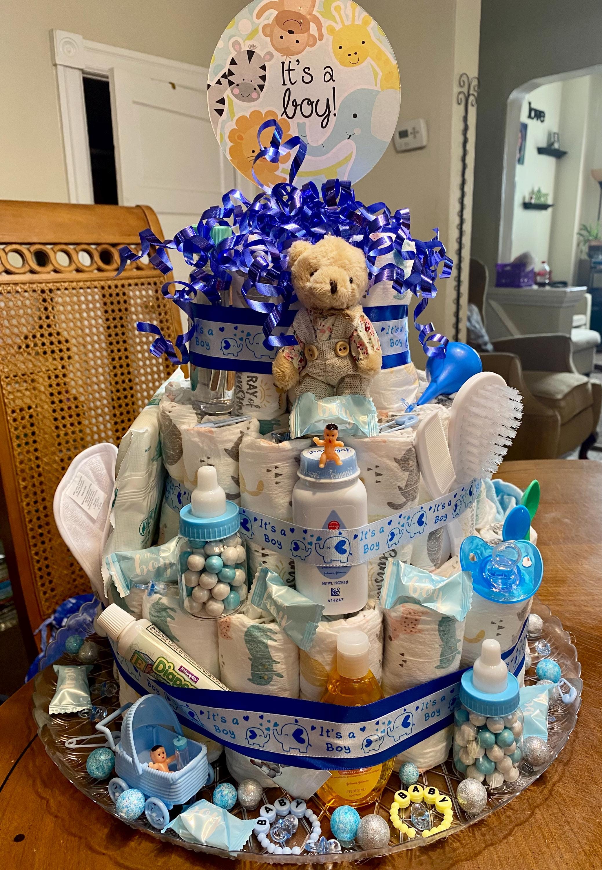 3-tier Diaper Cake - Etsy