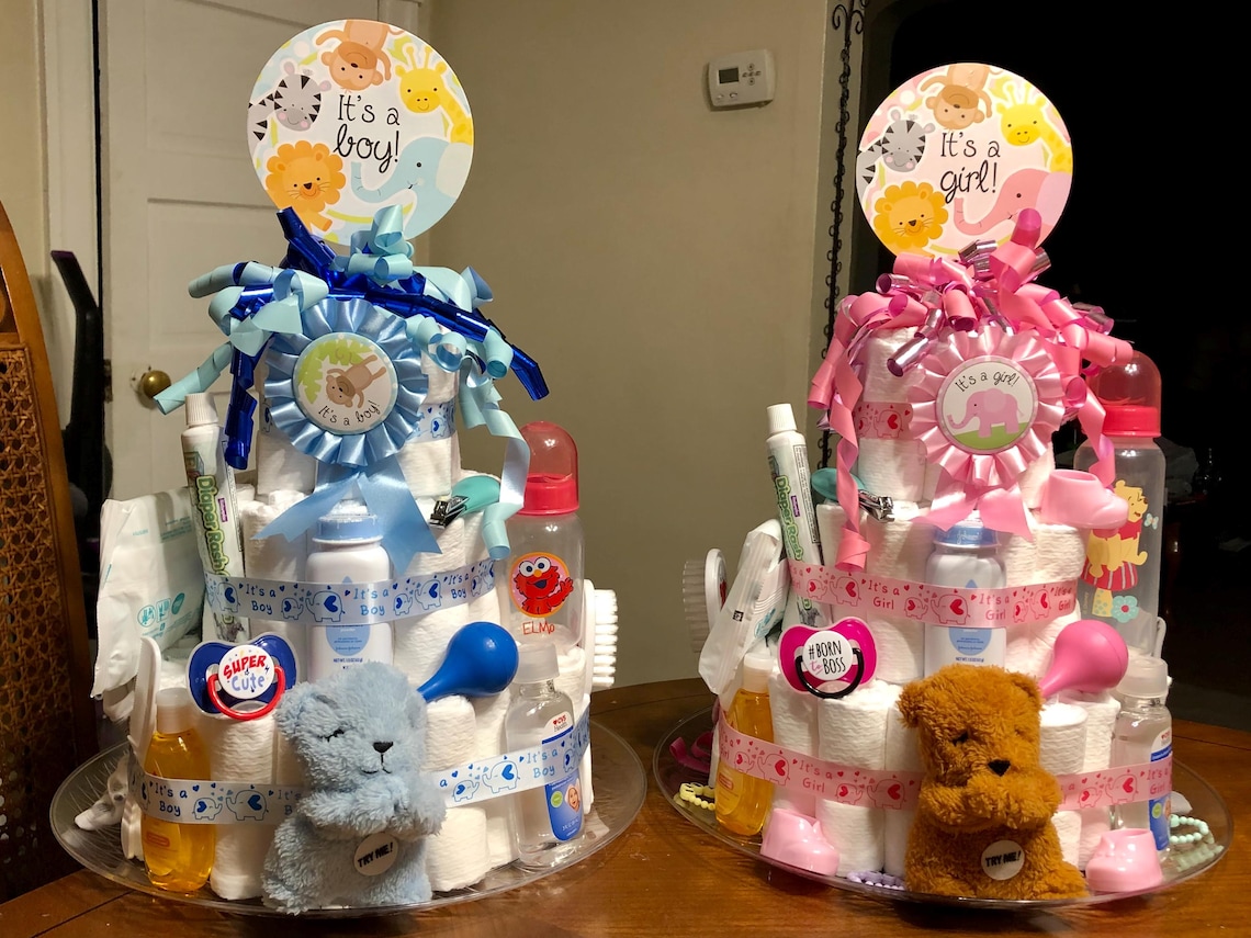 3-tier Diaper Cake - Etsy