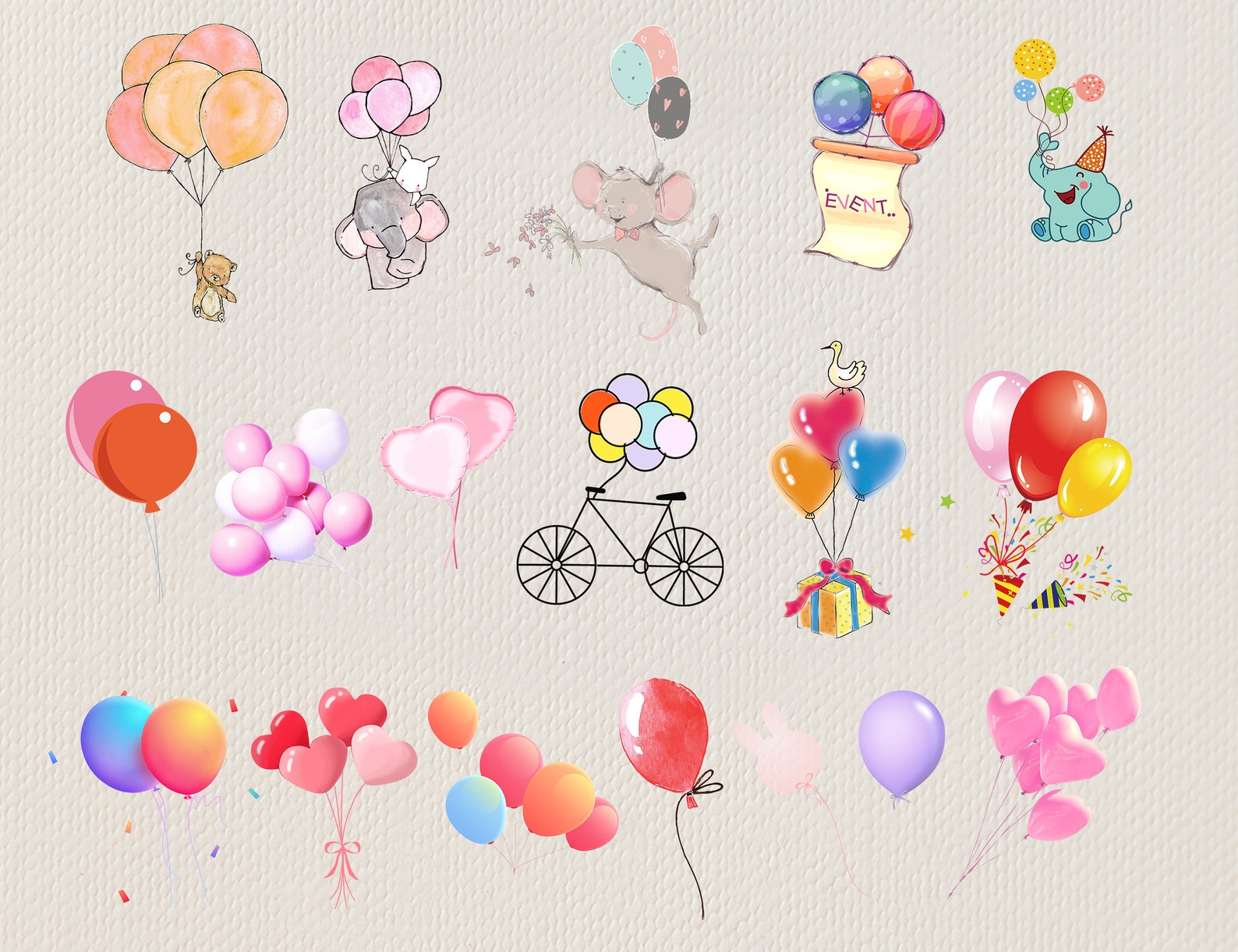 90 Balloons Png, Balloon Clipart, Balloon Png, Balloons Clipart ...