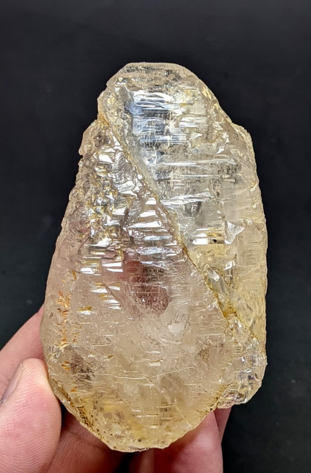 143 gram prachtig geëtst kwartskristal uit Skardu Pakistan - Etsy Nederland