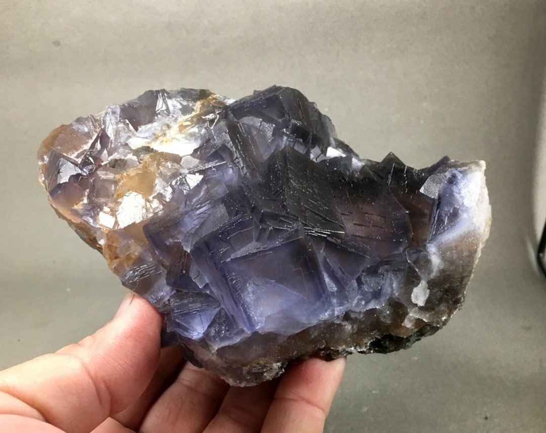 789 Grams Very Beautiful Bi Color Fluorite Specimen From Baluchistan ...