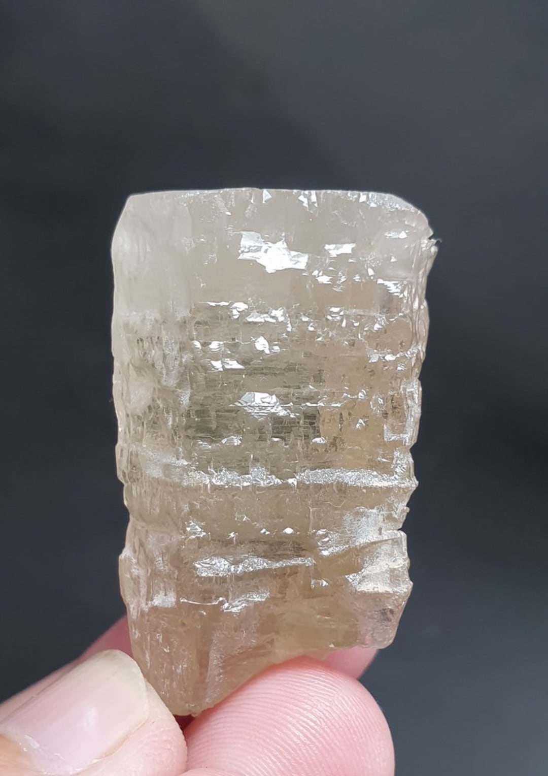 28 Grams Very Beautiful Eteched Heliodor Crystal From Skardu Pakistan ...