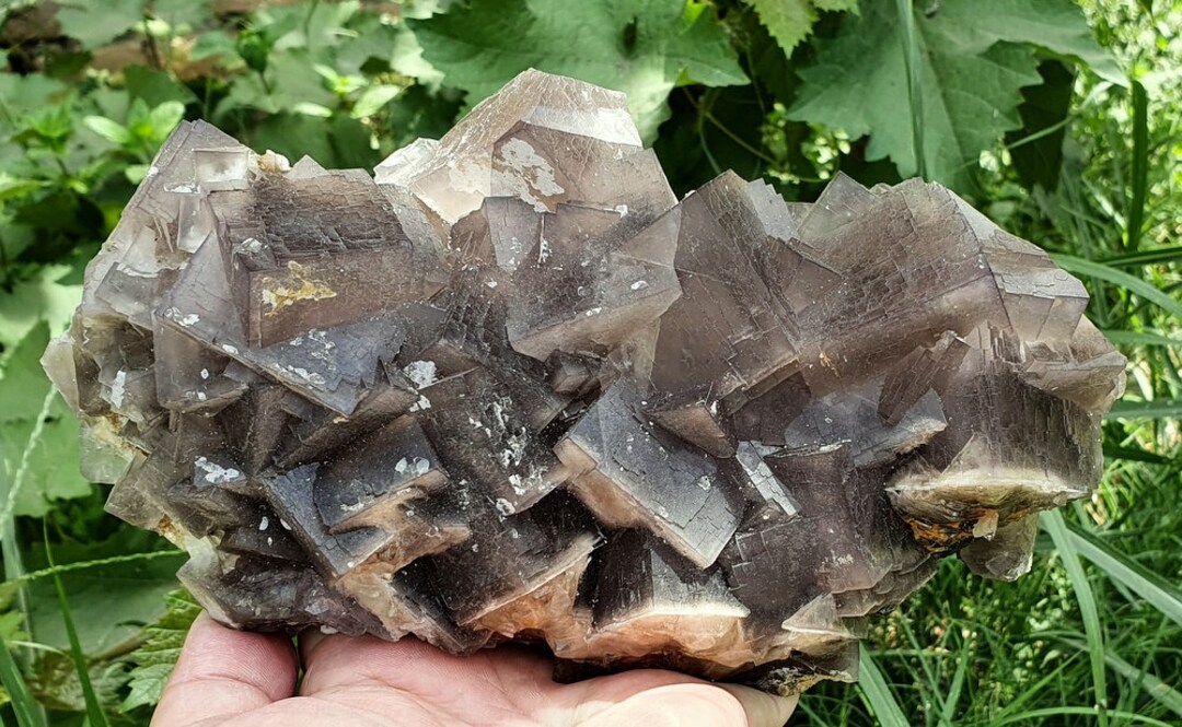 2720 Grams Very Beautiful Bi Color Fluorite Crystal Specimen From ...