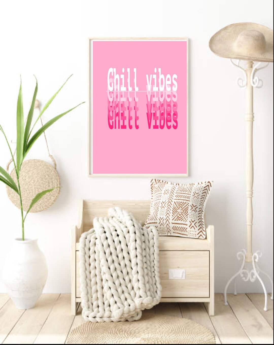 Printable Poster Chill Vibes Home Decor - Etsy