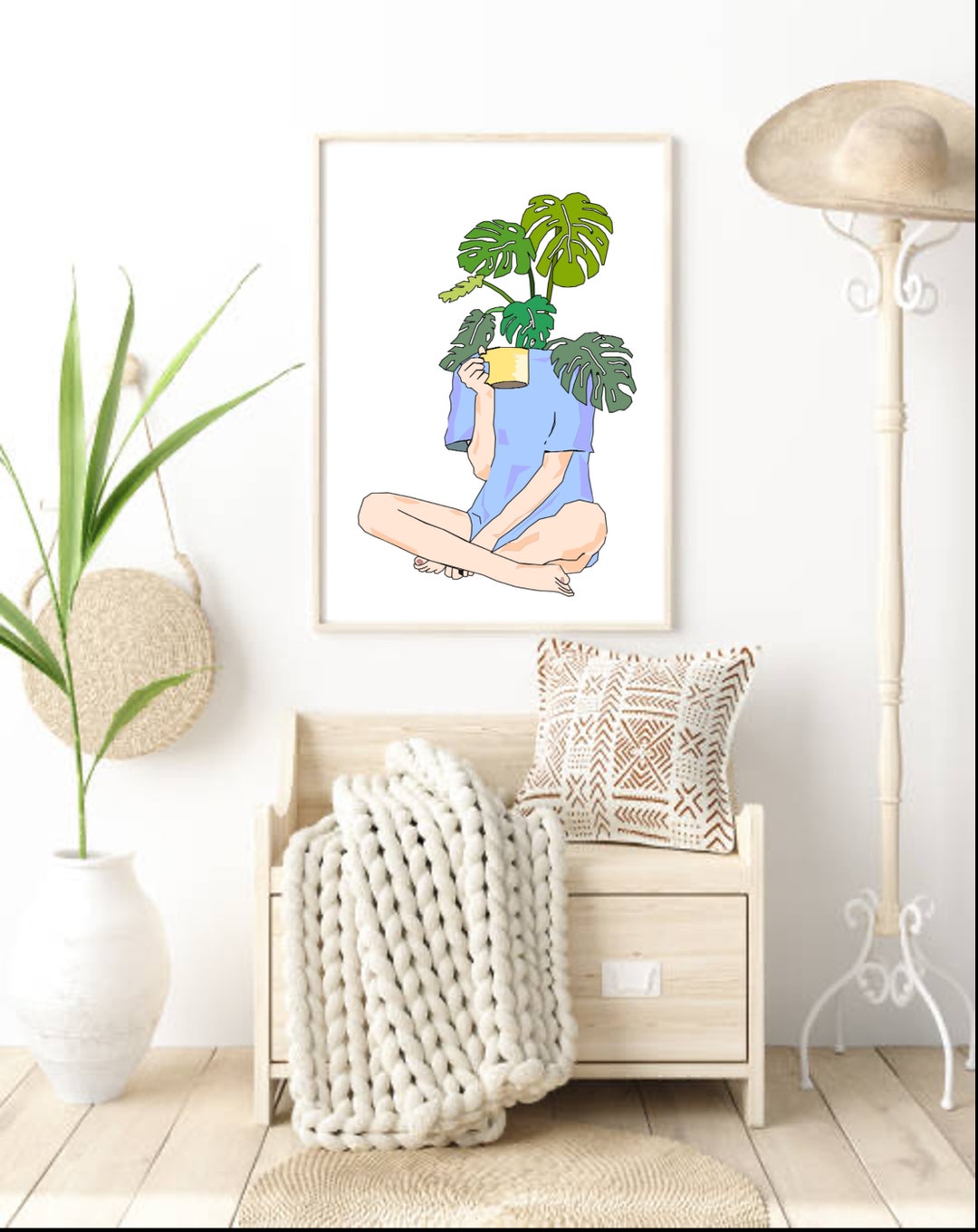 Plant Caffeine Poster Printable Digital Art - Etsy