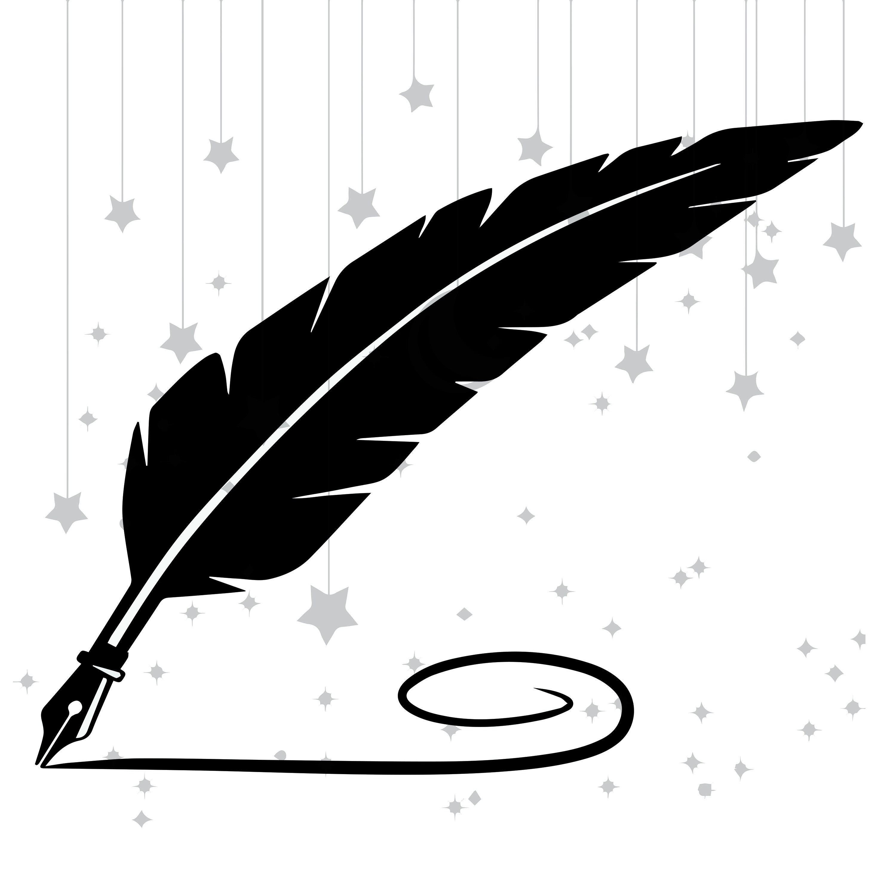 Quill SVG File,quill Pen Svg, Feather Svg, Writing Svg, SVG Files for ...