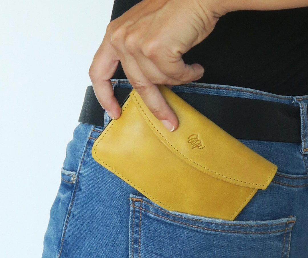 Small Leather Wallet for Woman, Leather Wallet With Coin Purse for ...