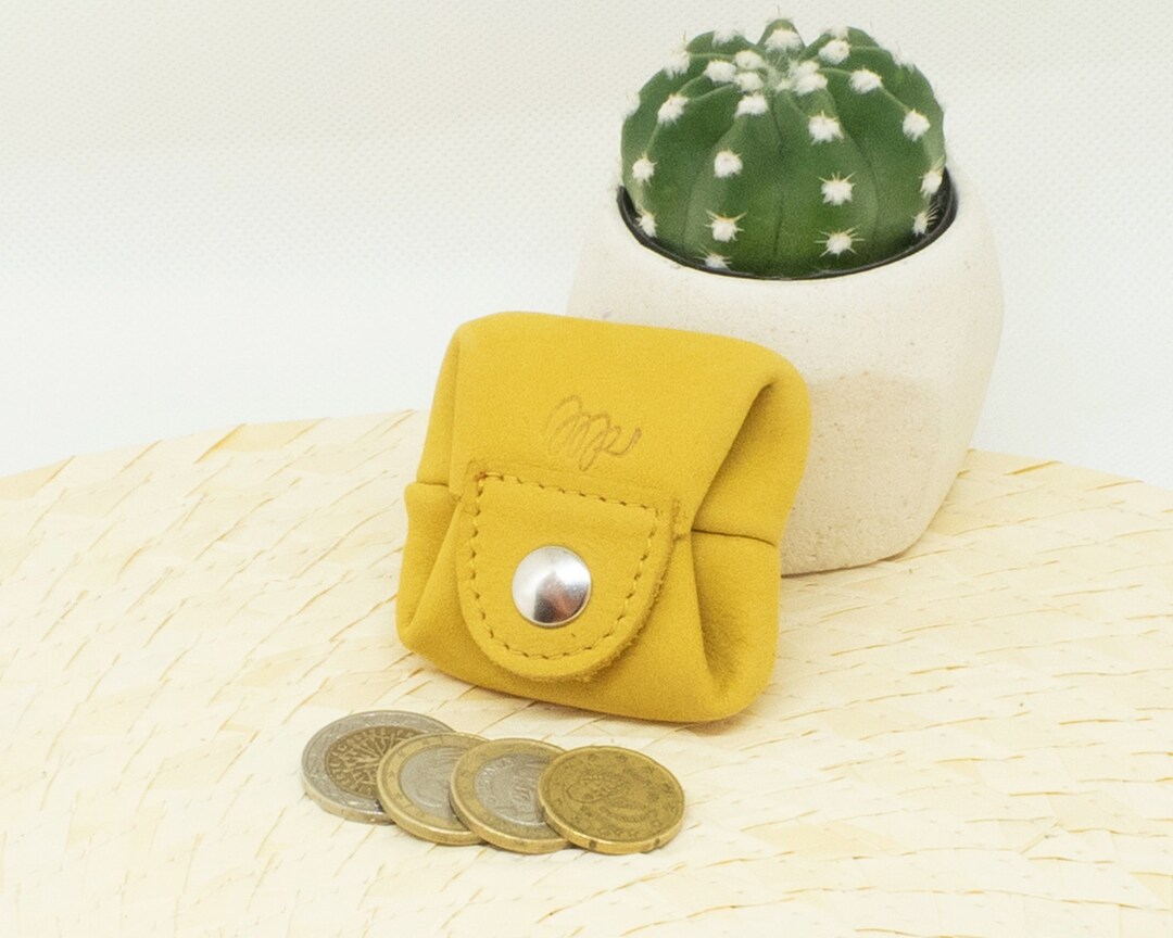 Little Leather Change Purse, Leather Pocket Change Purse, Little Coin ...