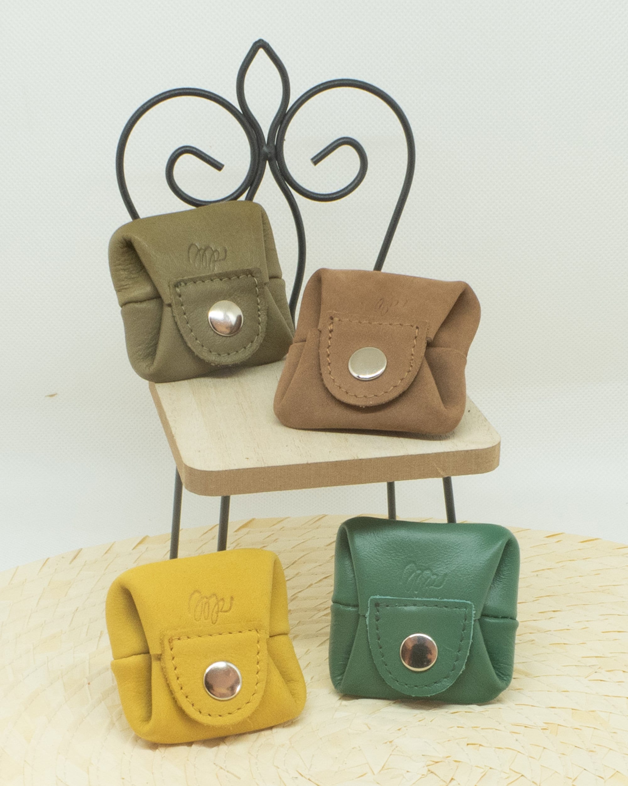 Small Leather Coin Purse, Leather Coin Pouch, Unisex Leather Coin Purse ...