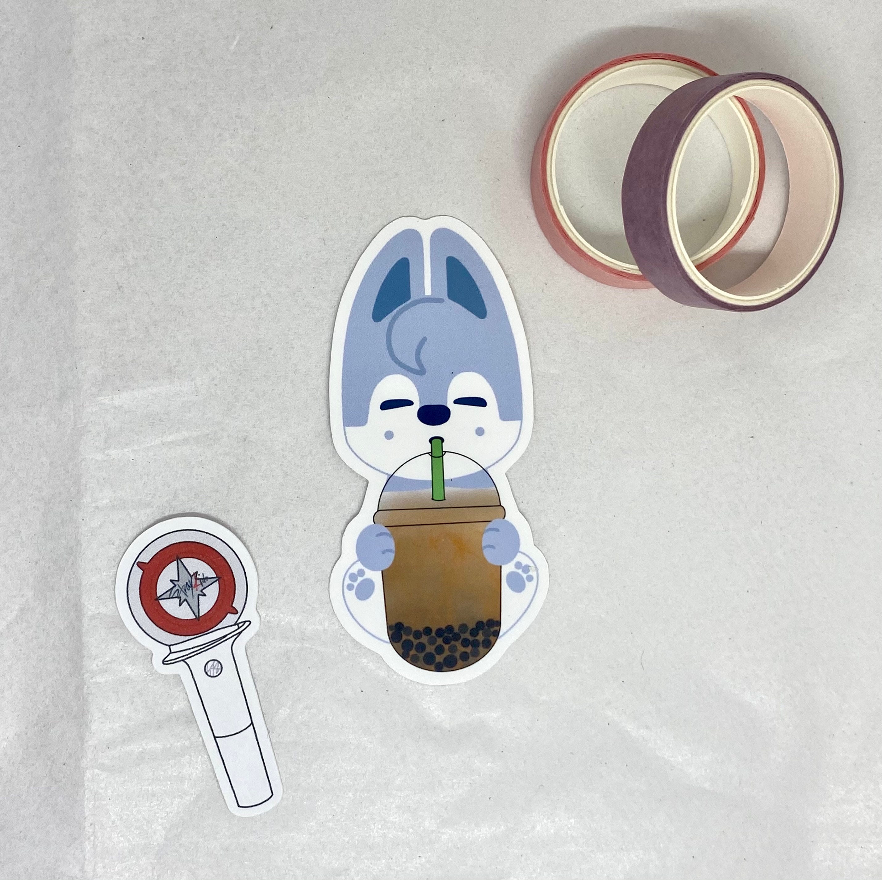 Stray Kids Skzoo Boba Stickers | Etsy