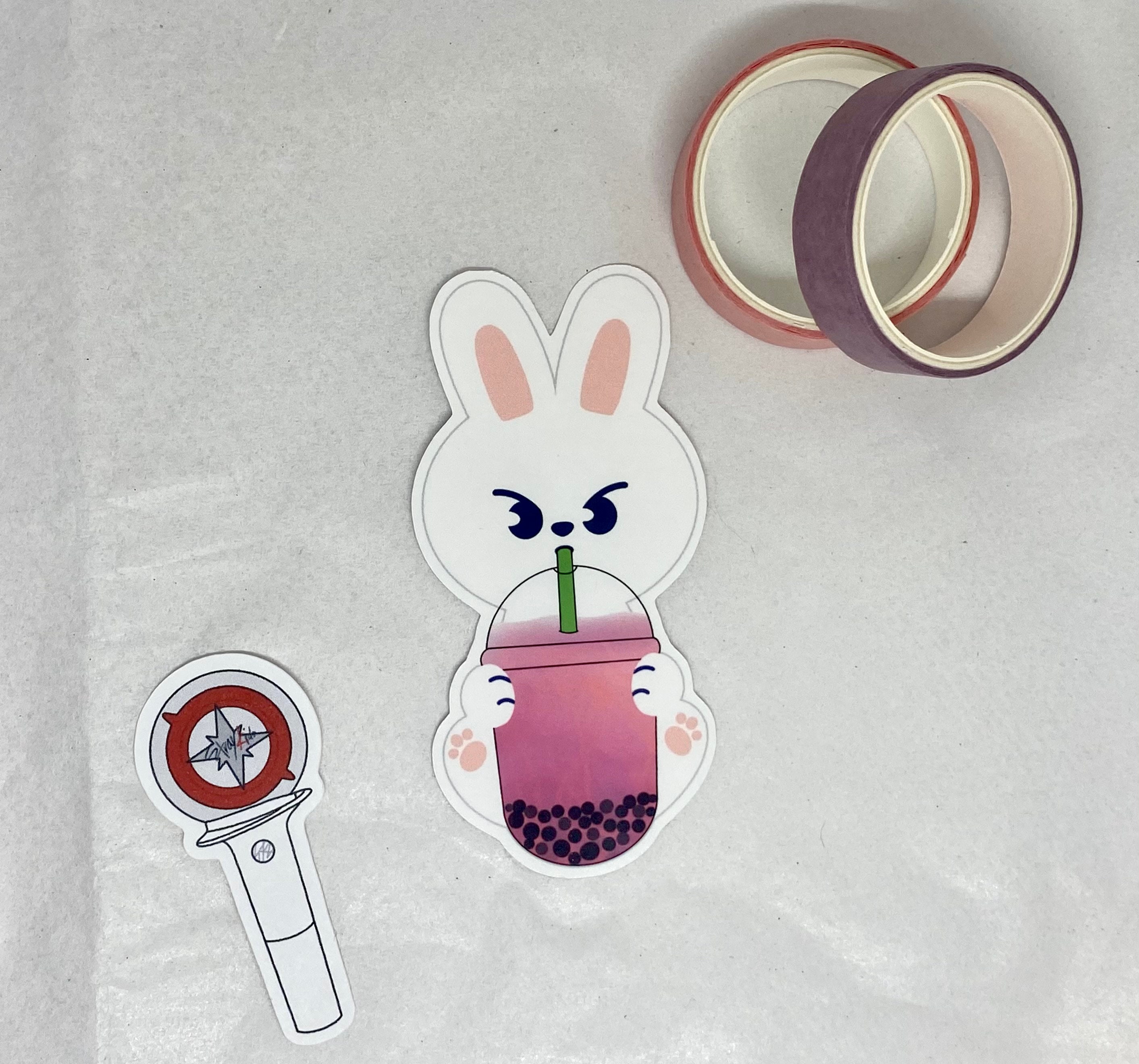 Stray Kids Skzoo Boba Stickers | Etsy