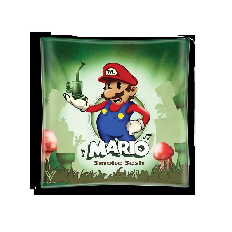 Mario Brother Glass Ashtray - Etsy