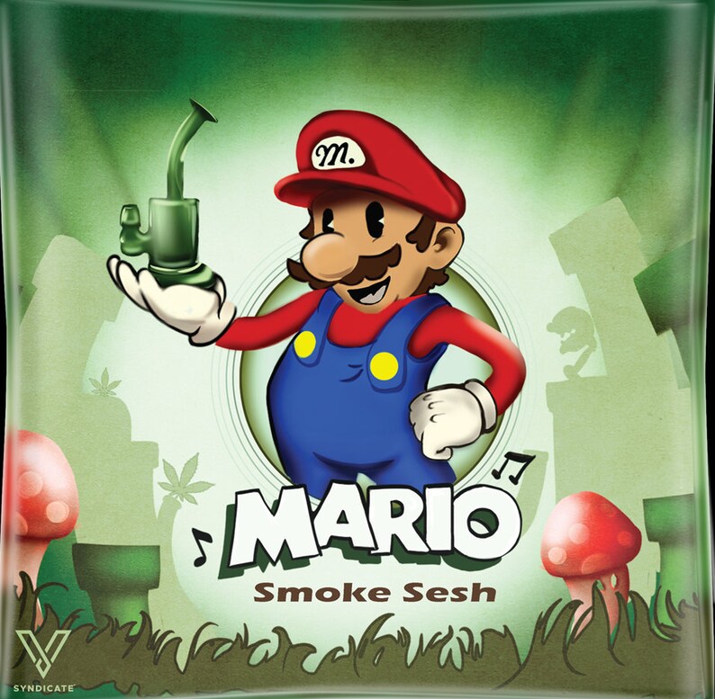 Mario Brother Glass Ashtray - Etsy