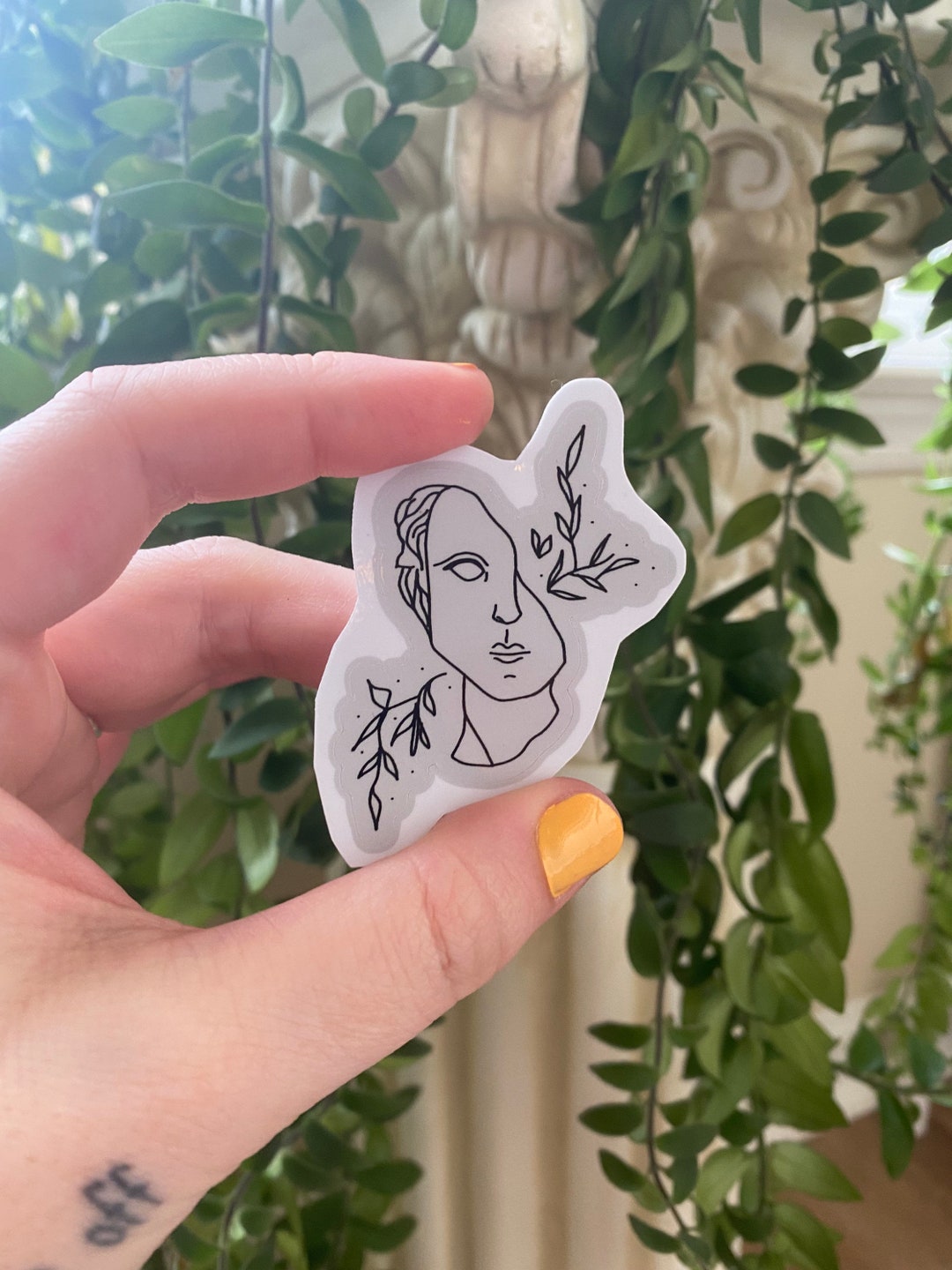 Roman Bust Sticker/ Statue Stickers/ Vinyl Stickers/ Laptop Stickers ...