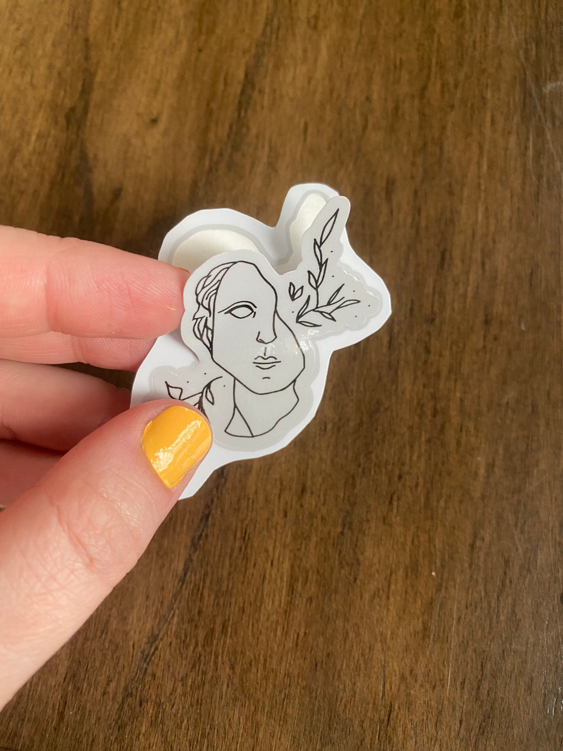 Roman Bust Sticker/ Statue Stickers/ Vinyl Stickers/ Laptop - Etsy