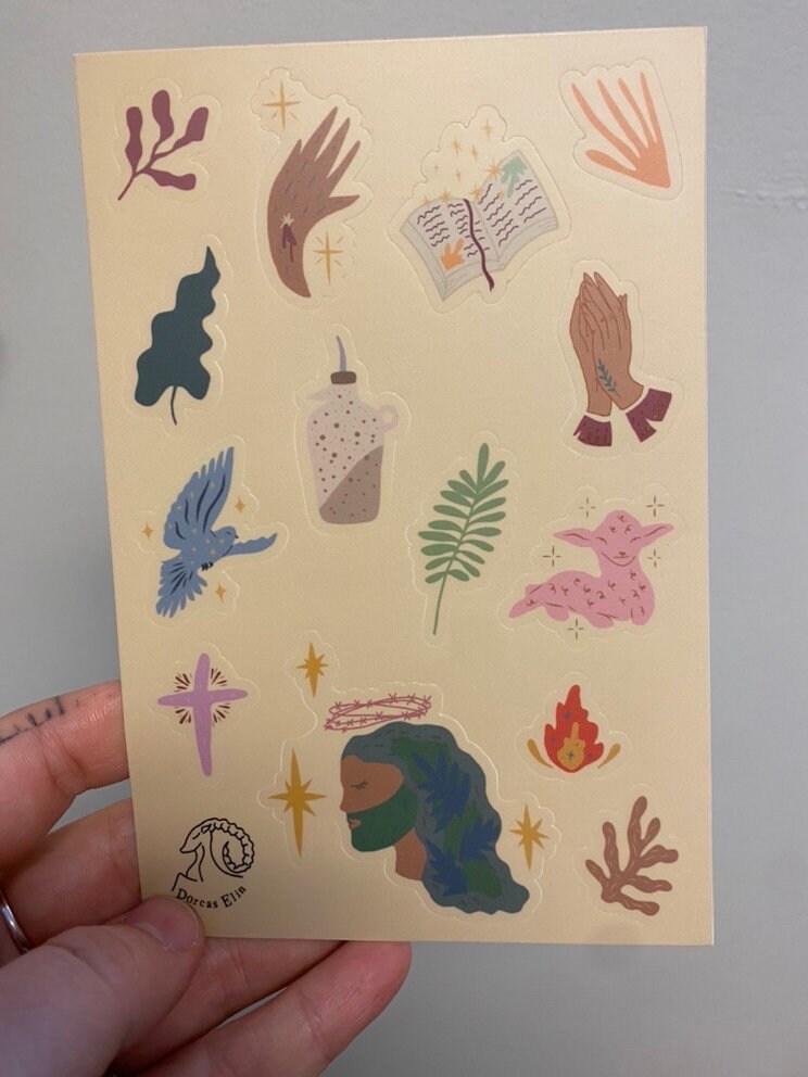 Sticker Pack/ Small Stickers/ Vinyl Stickers/ Jesus Stickers/ Christian ...