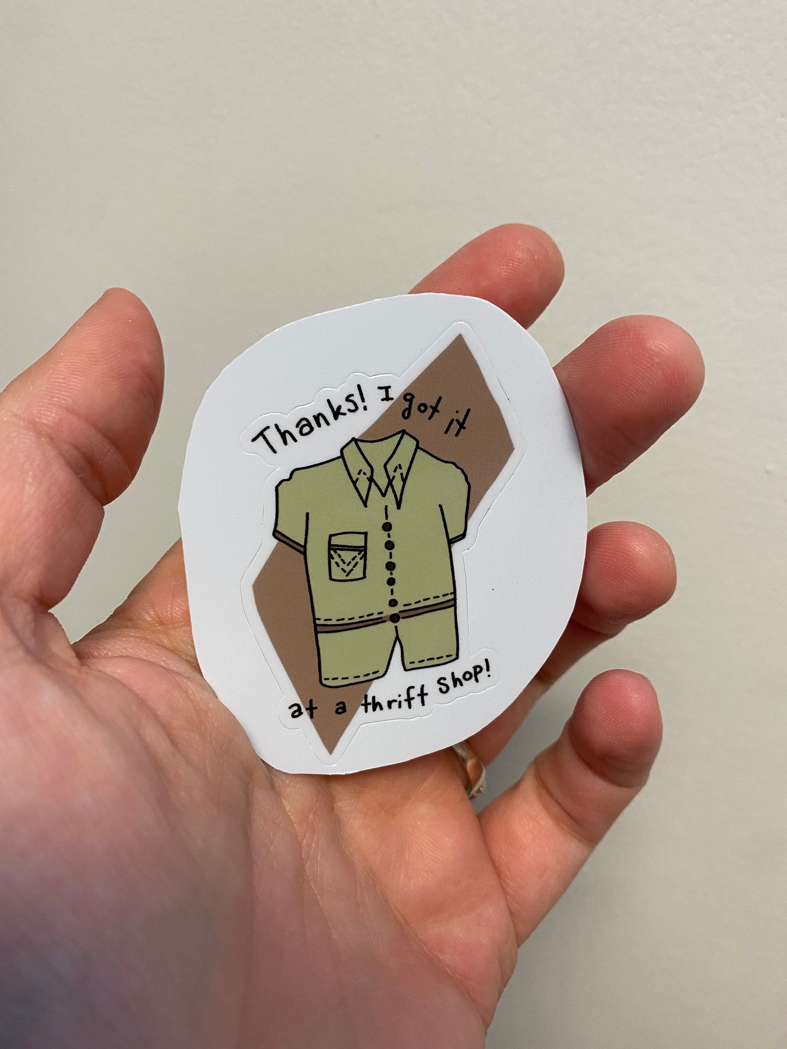 Thrift Shop Sticker/ Vinyl Stickers/ Laptop Stickers/ Drinking Bottles ...