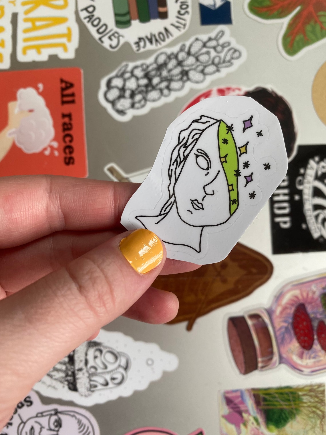 Roman Bust Sticker/ Statue Stickers/ Vinyl Stickers/ Laptop - Etsy