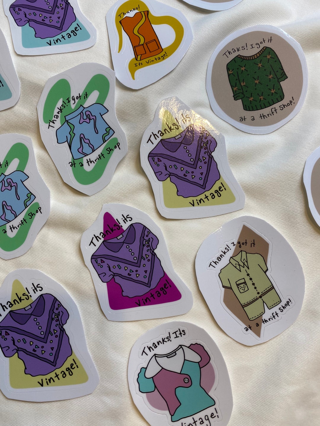 Thrift Shop Sticker/ Vinyl Stickers/ Laptop Stickers/ Drinking Bottles ...