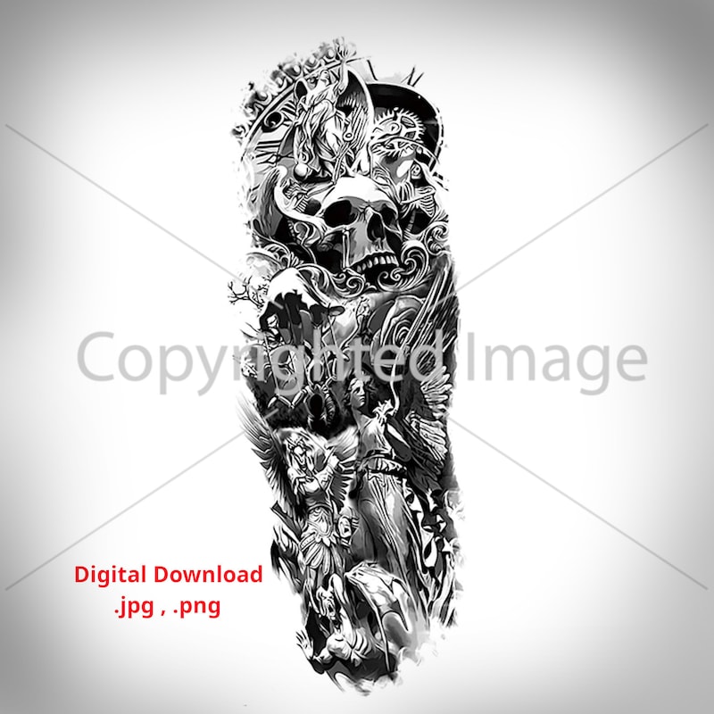 Forearm Tattoo Stencils - Etsy