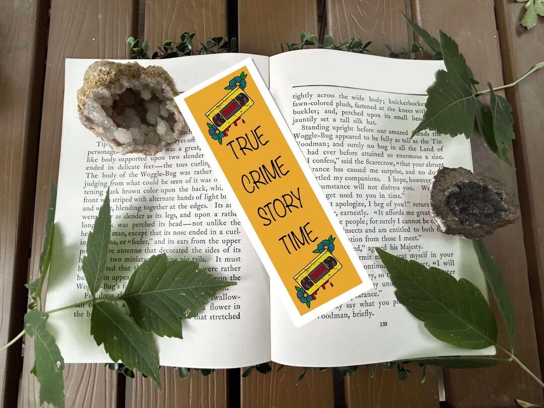 True Crime Story Time Bookmark, Killer Bookmark, True Crime Junkie ...