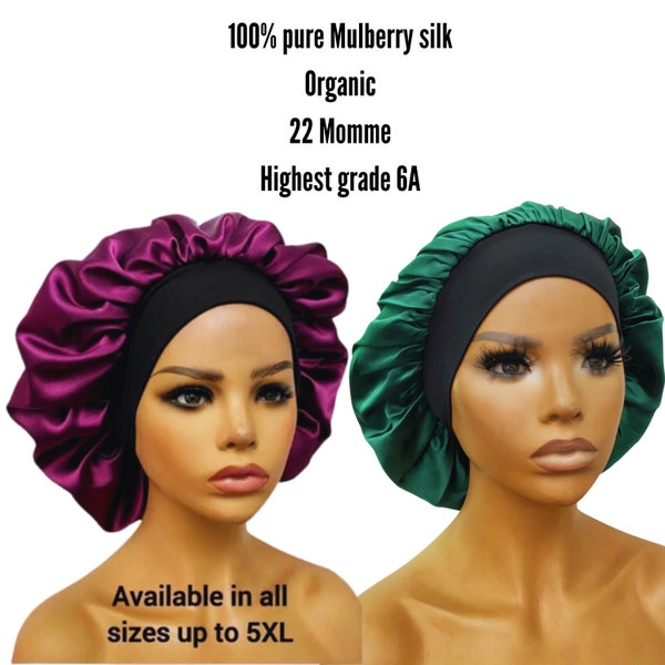 Silk Bonnet for Natural Hair - Etsy