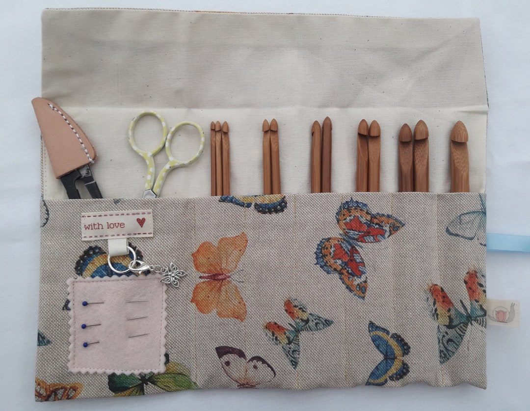 Crochet Hook Case: Butterfly Design - Etsy