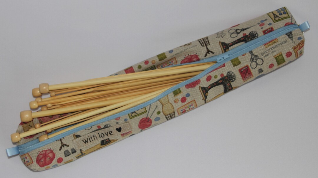 Knitting Needle Case - Etsy UK