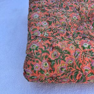 Wild Flowers Floral Blanket Razai, Queen Size Winter Warm Razai Quilt ...