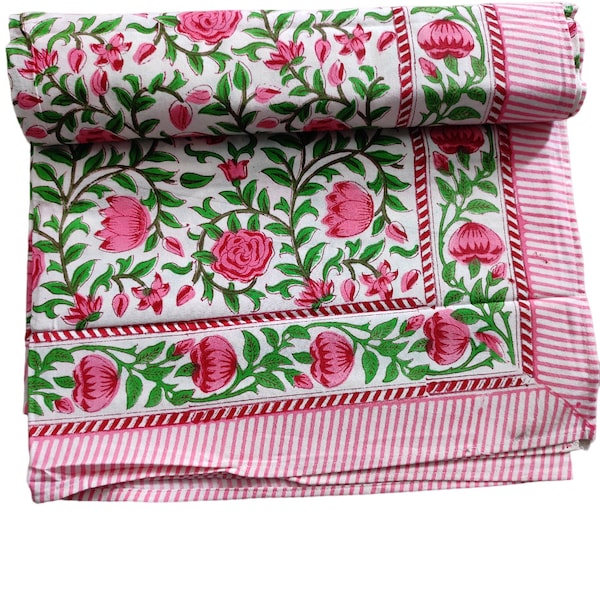 Block Print Bed Sheet - Etsy